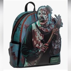 Loungefly | Bags | Loungefly Terrifier Art The Clown Blood Splatter ...